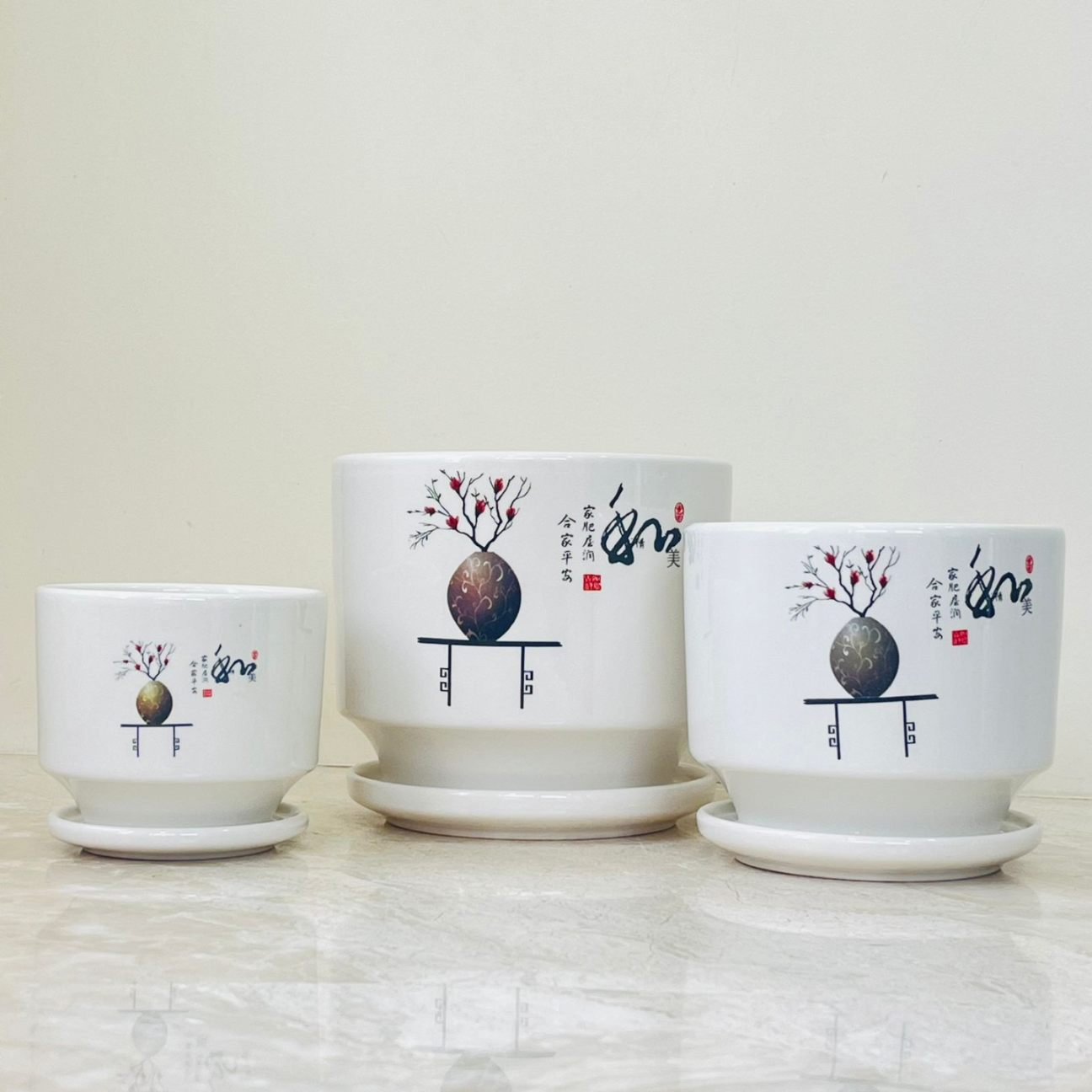 Zen Pot Collection – Elegant Ceramic Planters for Indoor Decor ...