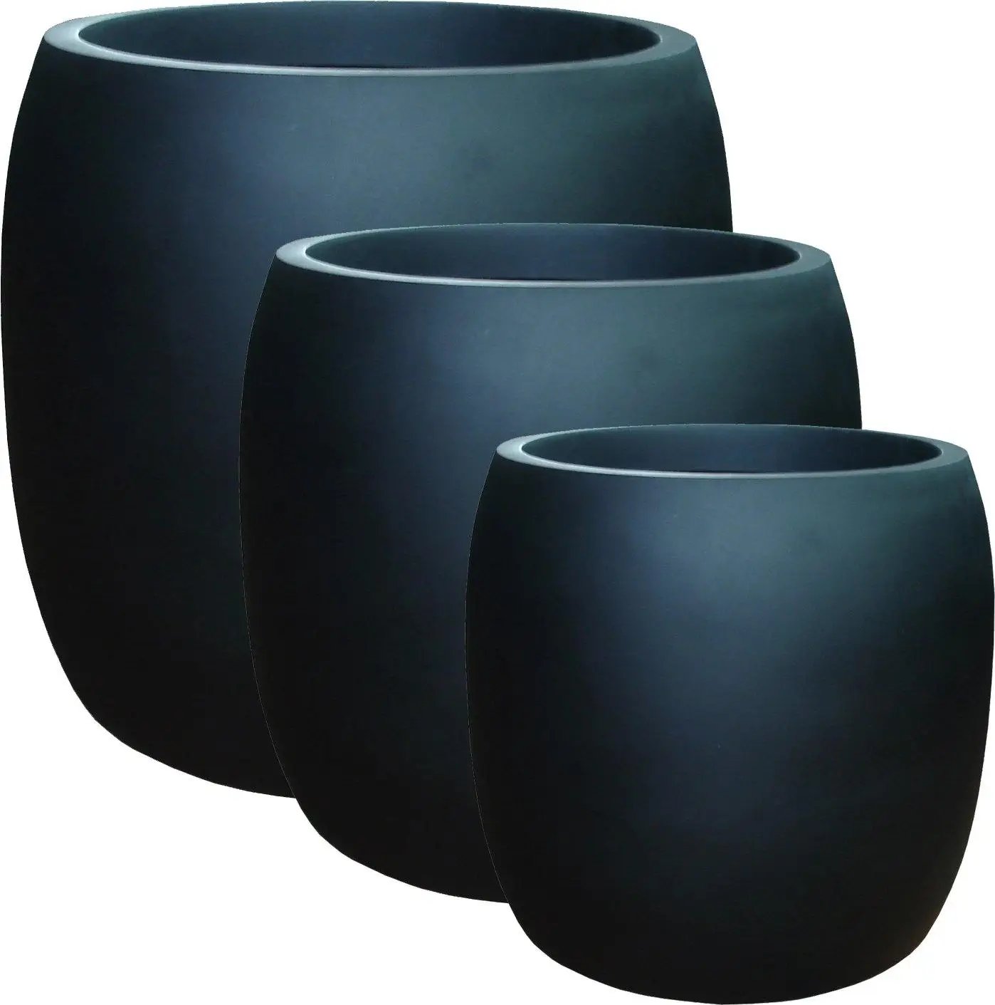 Eggy Matt Black Fiber Pots | Buy Online Fiber Pot – ChhajedGarden.com