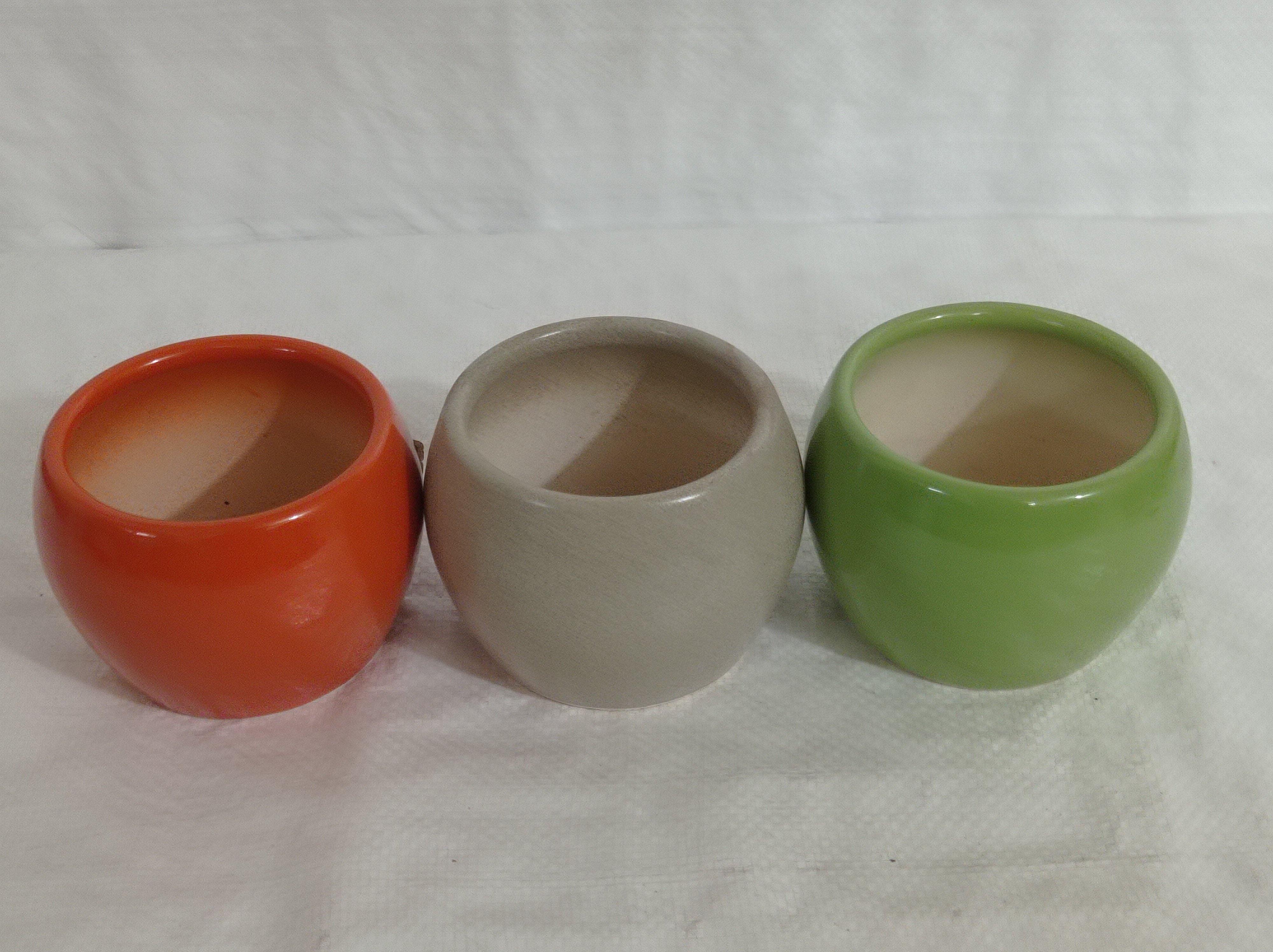 Trio of Modern Matka Ceramic Plant Pots | Indoor Plant Décor ...