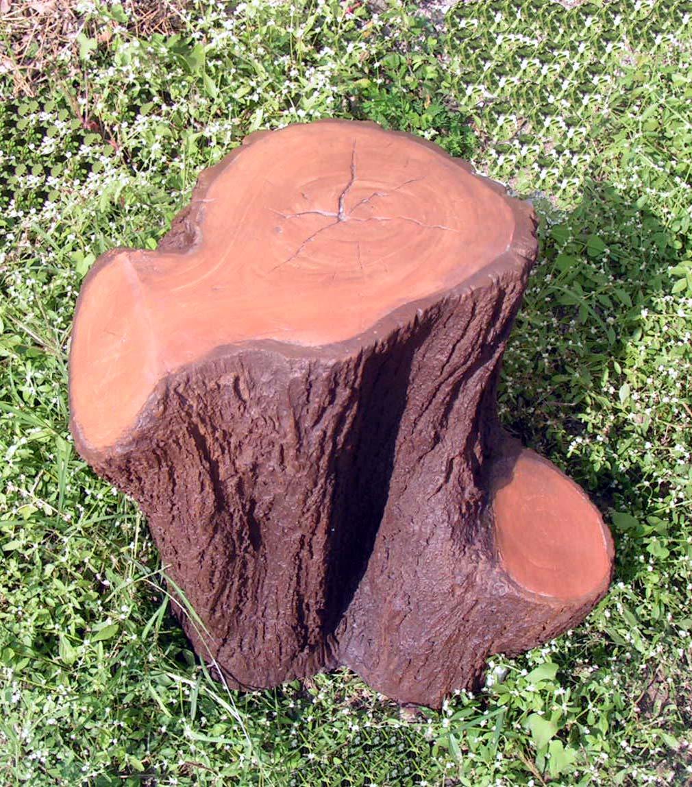 Wooden Log Seat Without Back Rest – ChhajedGarden.com